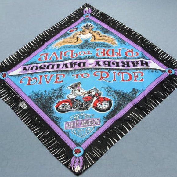 Harley-Davidson | Accessories | Hd Girl Biker Bandana Girl Riding ...